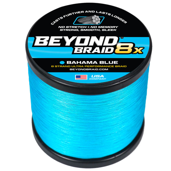 Bahama Blue Braided Line 8X – Cast Farther, Fish Harder | Beyond Braid